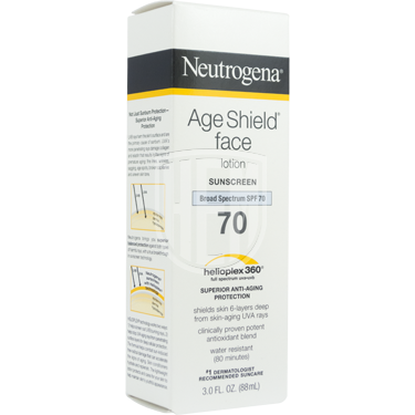 Neutrogena Age Shield Face Sunscreen SPF70 Oil Free 88ml – Now2Su