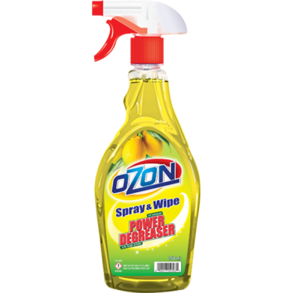 Ozon Spray & Wipe Power Degreaser Lemon 750ml – Now2Su