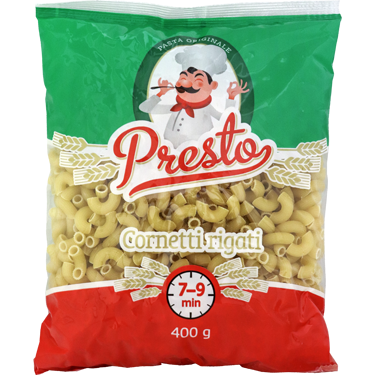 Presto Pasta Cornetti Rigati 400g – Now2Su